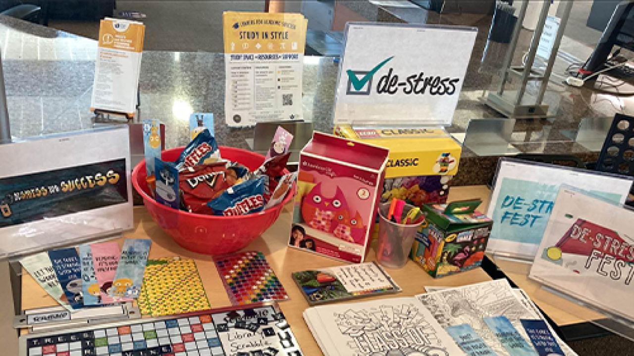 De-Stress Fest | CSN Libraries