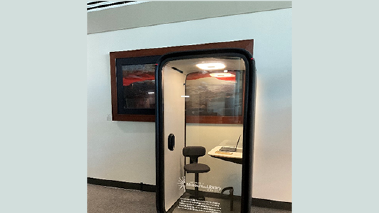 New Single User Study Pod Available | CSN Libraries